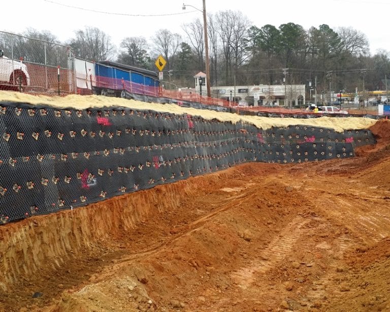Driven Soil Nail Walls in Virginia - Subsurface Construction Company LLC