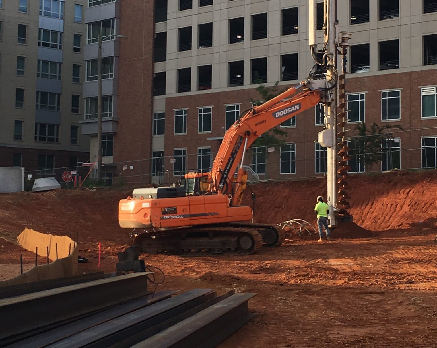 Soldier Pile Wall Construction - Subsurface Construction Company LLC